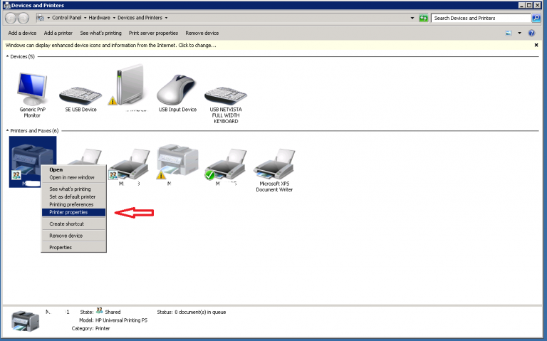 How to Fix a Network Printer Showing Offline - MSTechpages